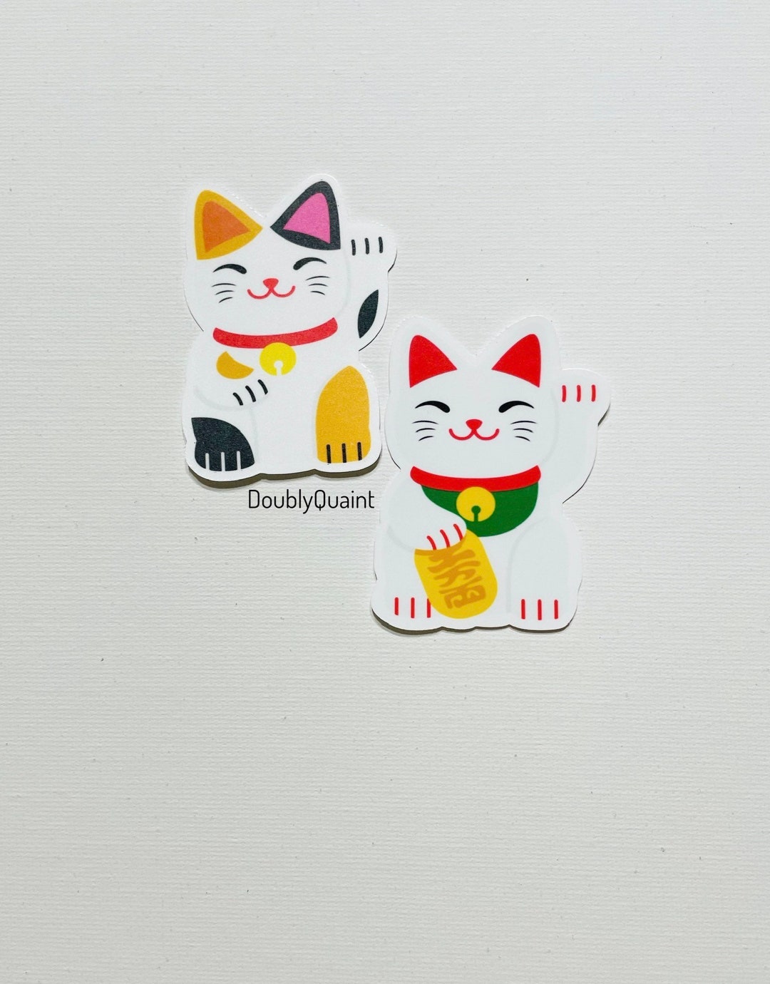 Japanese Lucky Cat, Cat Sticker, Lucky Cat Sticker, Japanese Cat, Asian ...