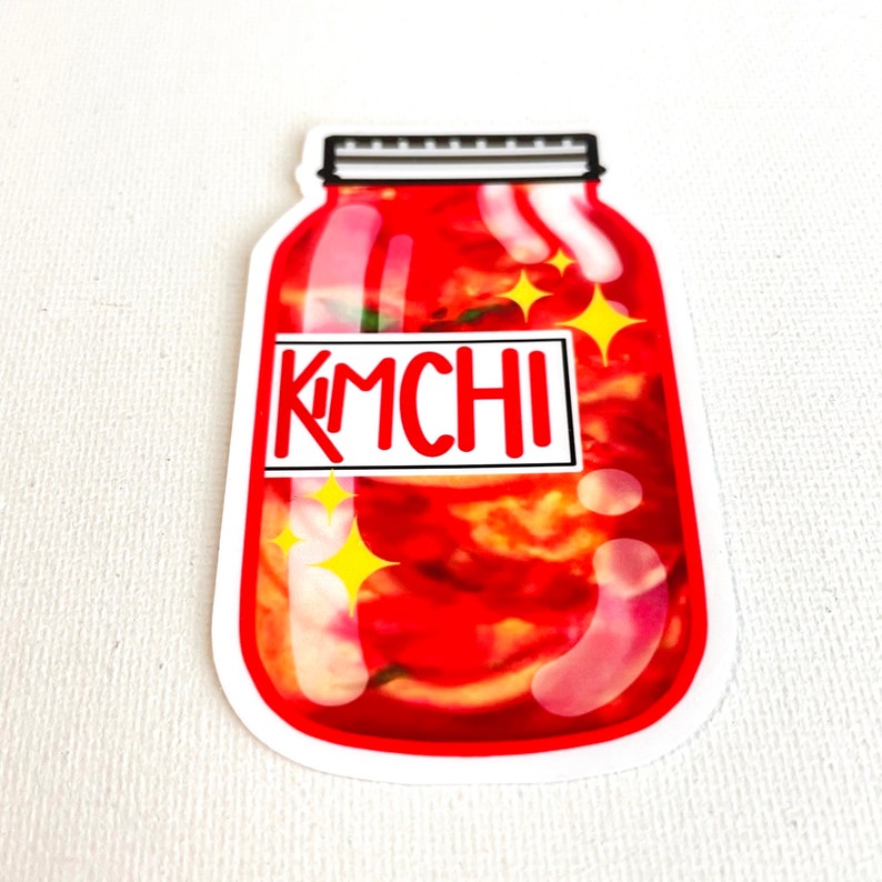 Korean Kimchi Sticker Kimchi Sticker Korean Stickers Korean | Etsy