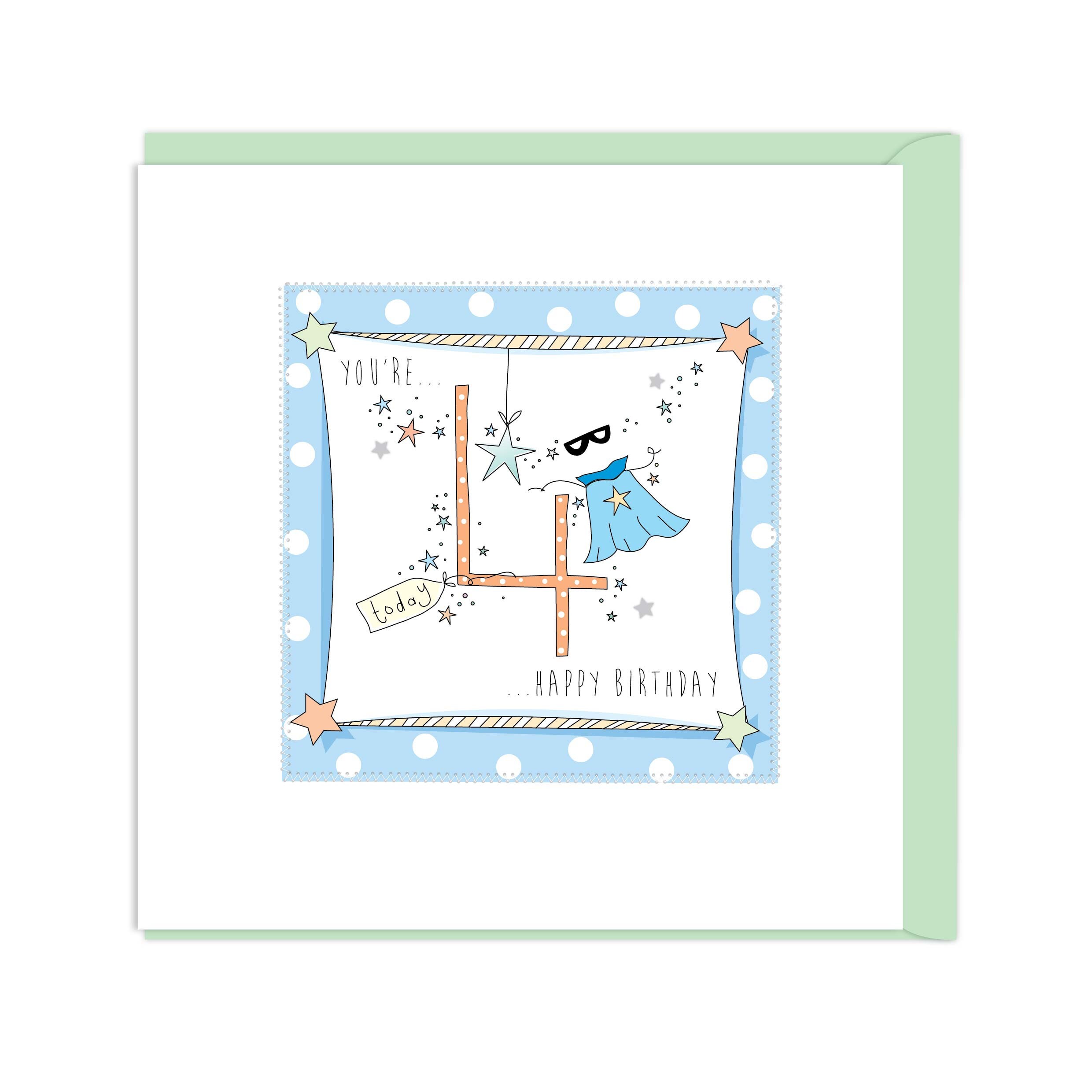 Age 4 Card - Etsy