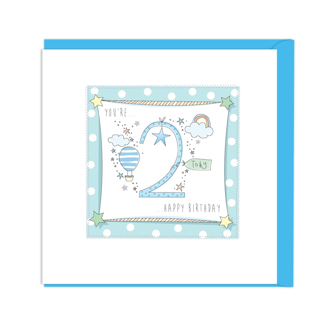 Age 2 Birthday Card - Etsy