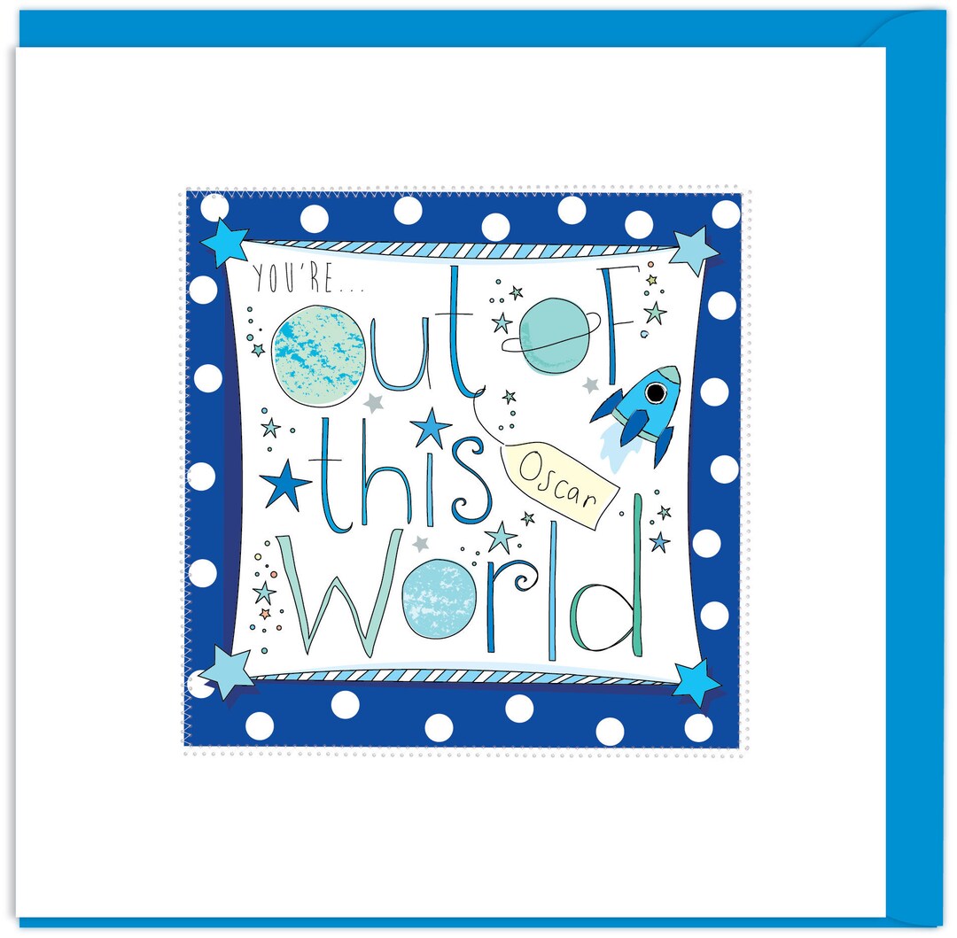You're Out of This World! Birthday Card - Etsy
