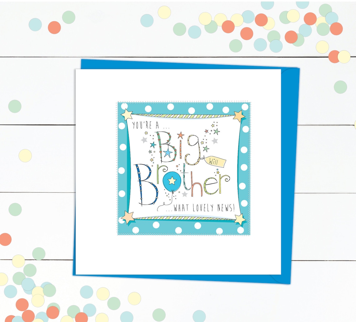 You're A Big Brother Card! - Etsy