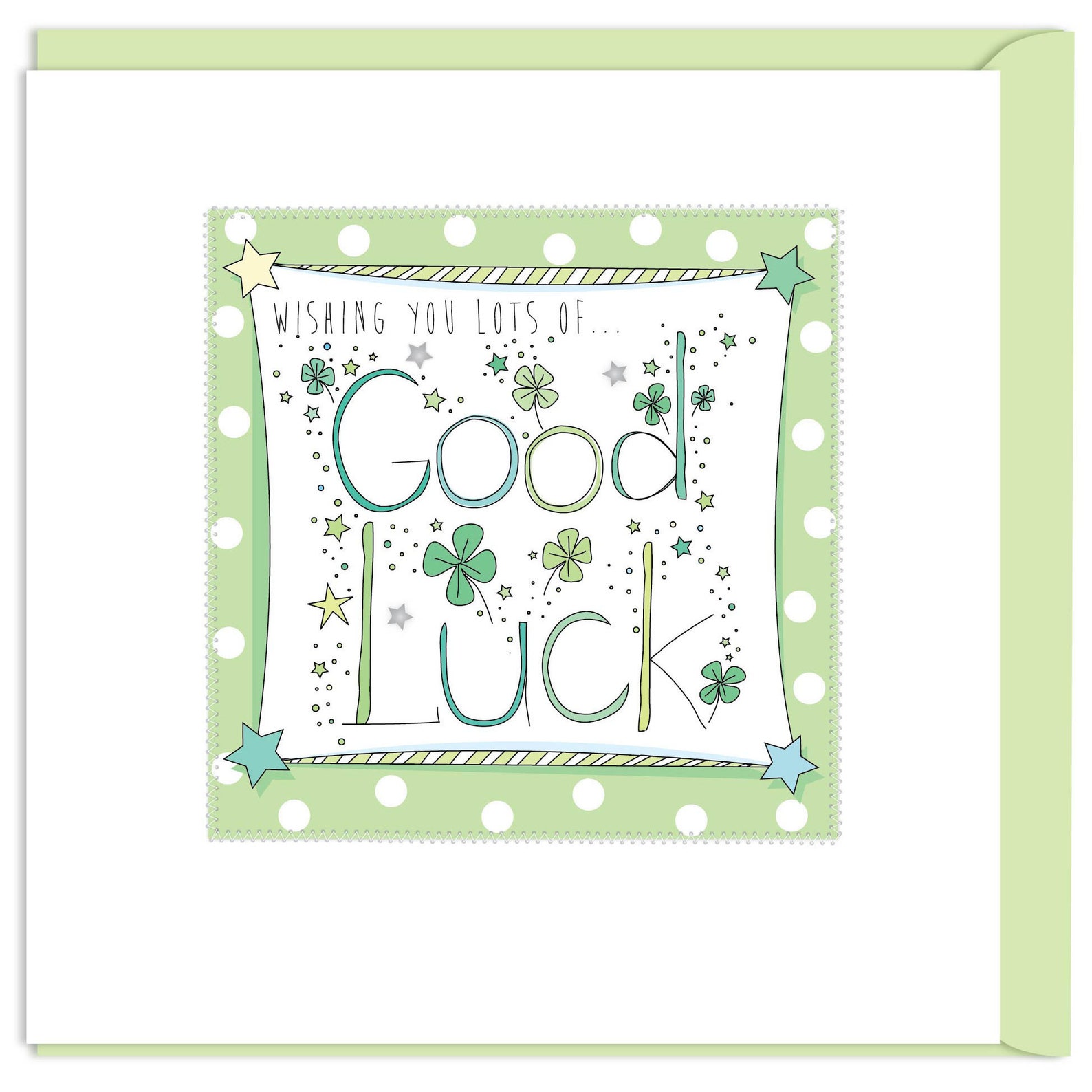 Personalised Good Luck Card - Etsy
