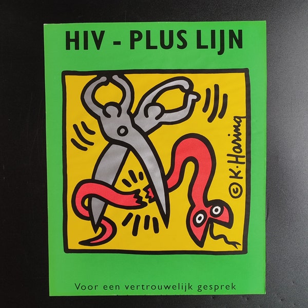 Keith Haring Aids Posters - Etsy