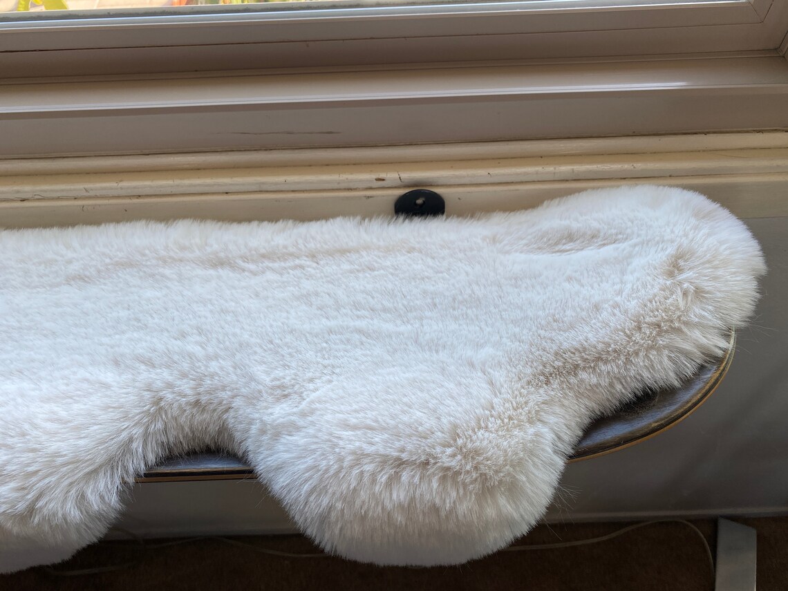 Cat Chill Lounger Wall and Window Perch Luxe Faux Fur Pad | Etsy