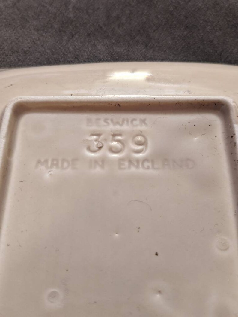 Beswick Handled Serving Plate Slate Colored Made in England Marked 359 ...