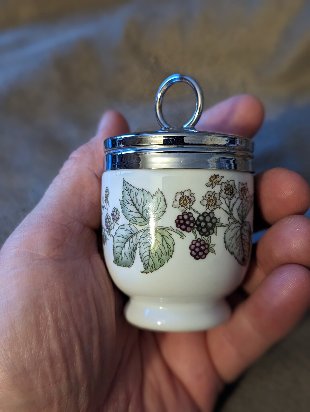 Royal Worcester | Egg Coddler | Lavinia Blackberry | Vintage Ceramic ...