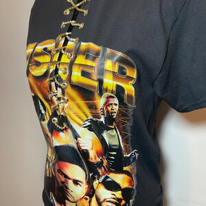 Customized Lace up Limited Rapper Usher Shirt, Vintage Usher 90s Shirt ...