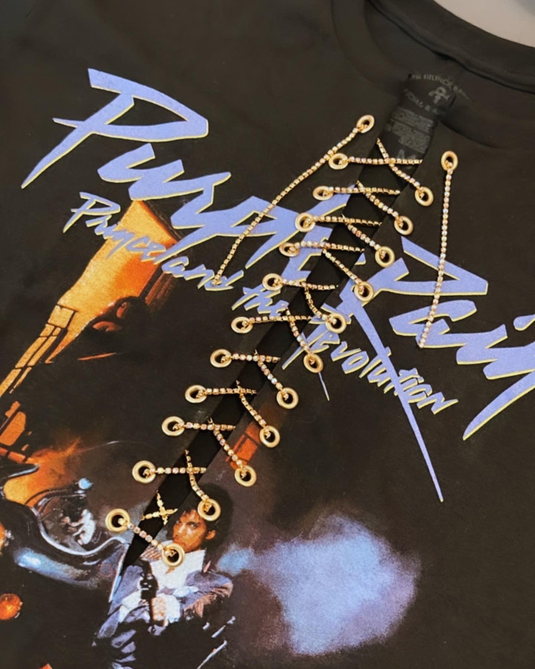 Luxury Lace-up Graphic Tees - Etsy