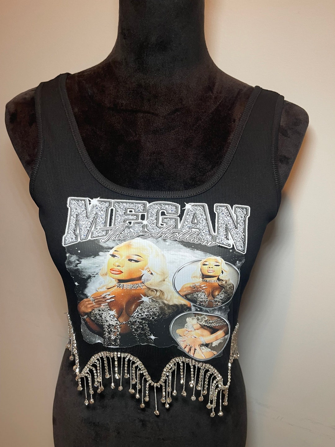 CROP TOP Limited Megan Thee Stallion Shirt, Lace up Megan Thee Stallion ...