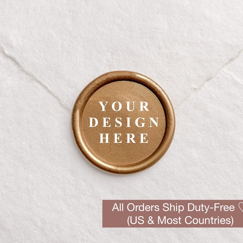 Sealing Wax Stamp Logo - Etsy