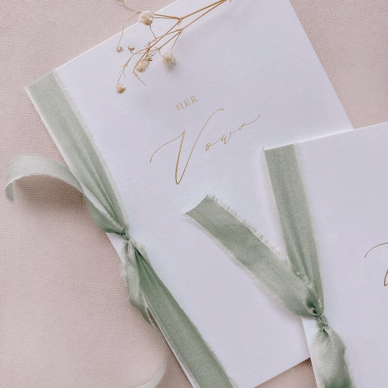 Vows Booklet - Etsy