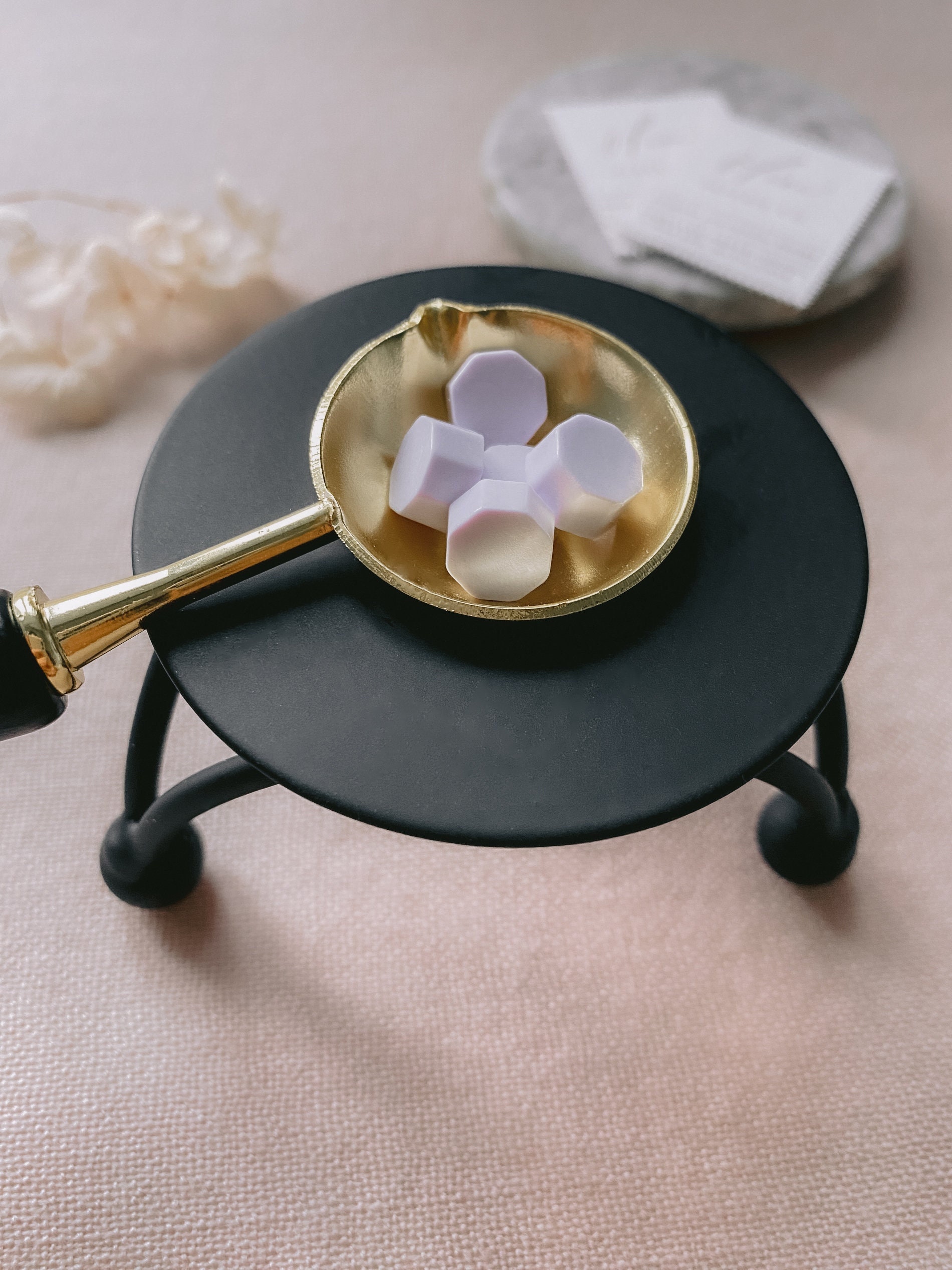 Sealing Wax Melting Furnace Set | Stove, Melting Spoon & Candle - Etsy