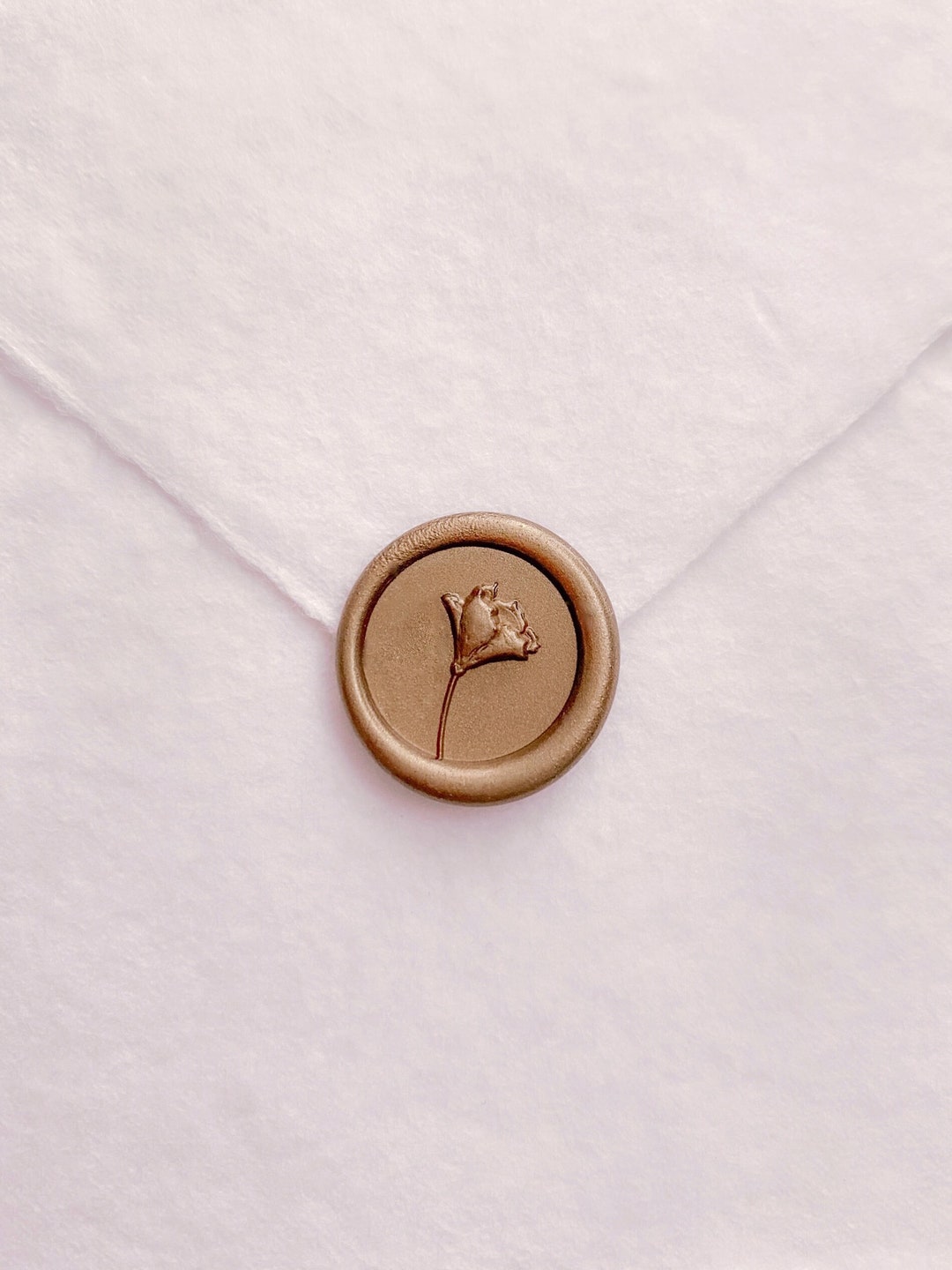 3D Flower Mini Wax Seal Stamp, Cute Floral Wax Seal, Sealing Wax Stamp ...