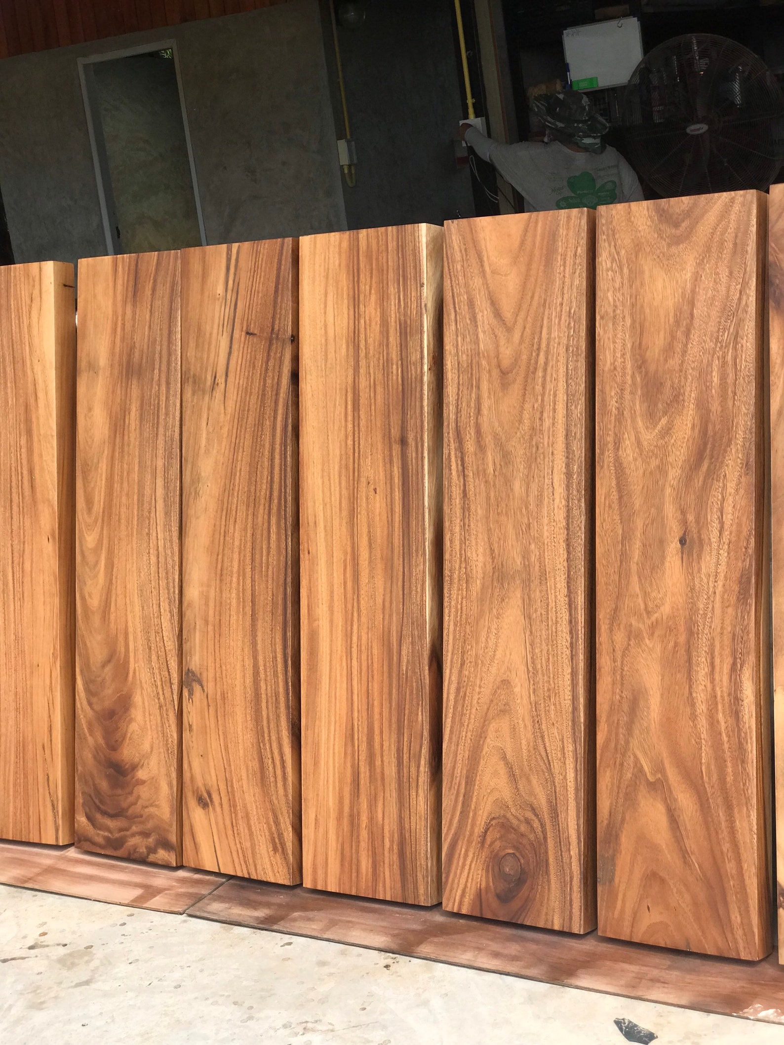 Interior Stair Tread - Acacia Wood - Varnish Finish Treads Thick 2.5 ...