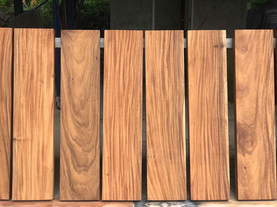 Interior Stair Tread - Acacia Wood - Varnish Finish Treads Thick 2.5 ...