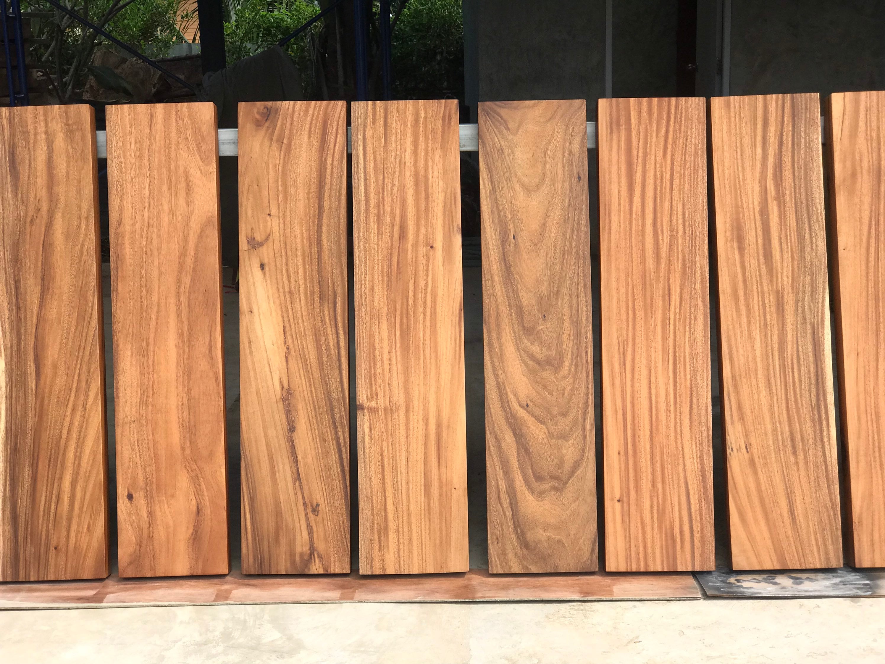 Interior Stair Tread - Acacia Wood - Varnish Finish Treads Thick 2.5 ...