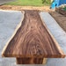 Live Edge Dining Table Reclaimed Single Slab , Conference Table Reclaimed Acacia Wood Solid Slab ...