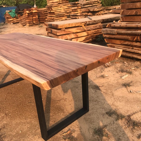 Live Edge Dining Table - Etsy