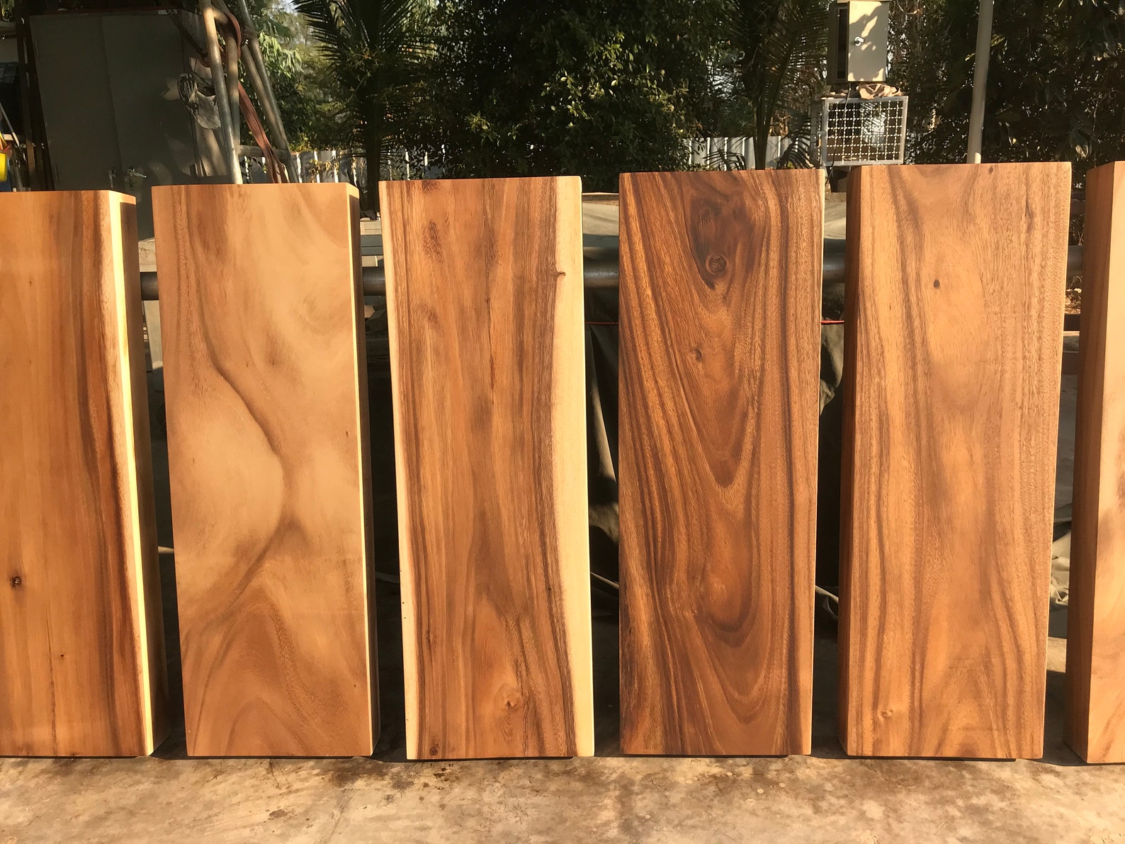 Interior Stair Tread - Acacia Wood - Varnish Finish Treads Thick 2.5 ...