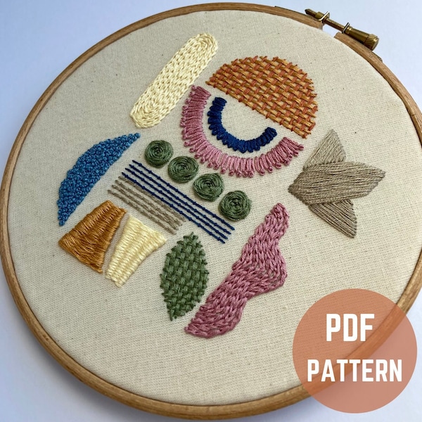 Abstract Embroidery - Etsy