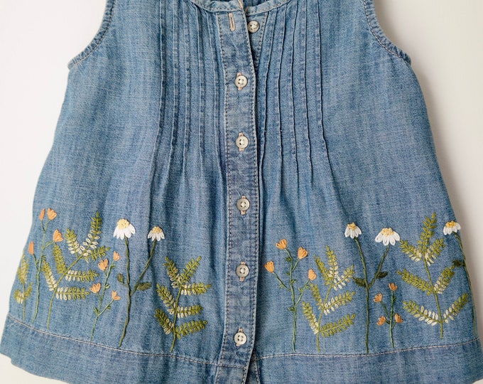 Hand embroidered clothing hoops and a by Pincushionembroidery