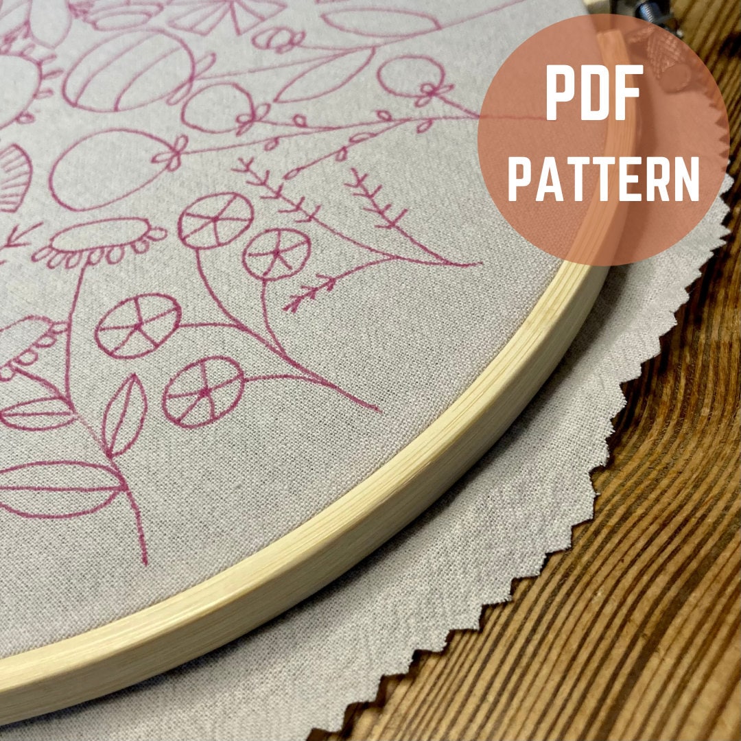 45 Floral Stitch Sampler Pattern Digital Pdf Pattern - Etsy