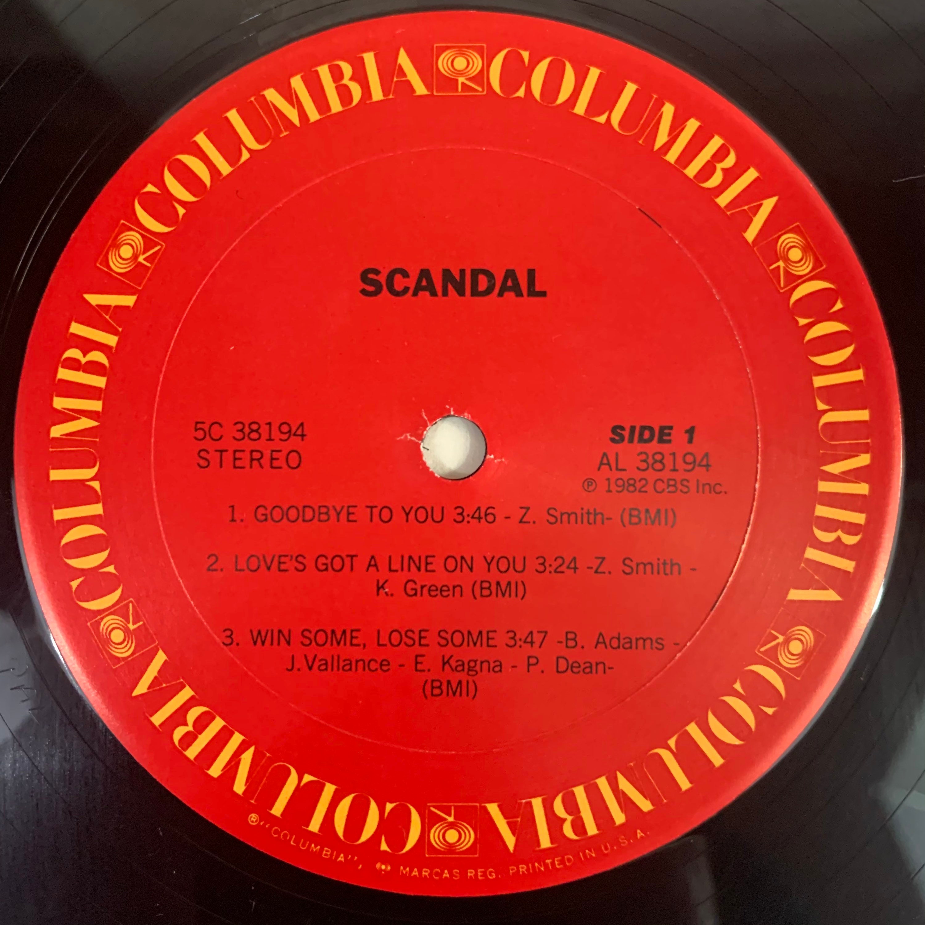 Scandal 1982 vintage vinyl record 12 EP 5C-38194 | Etsy