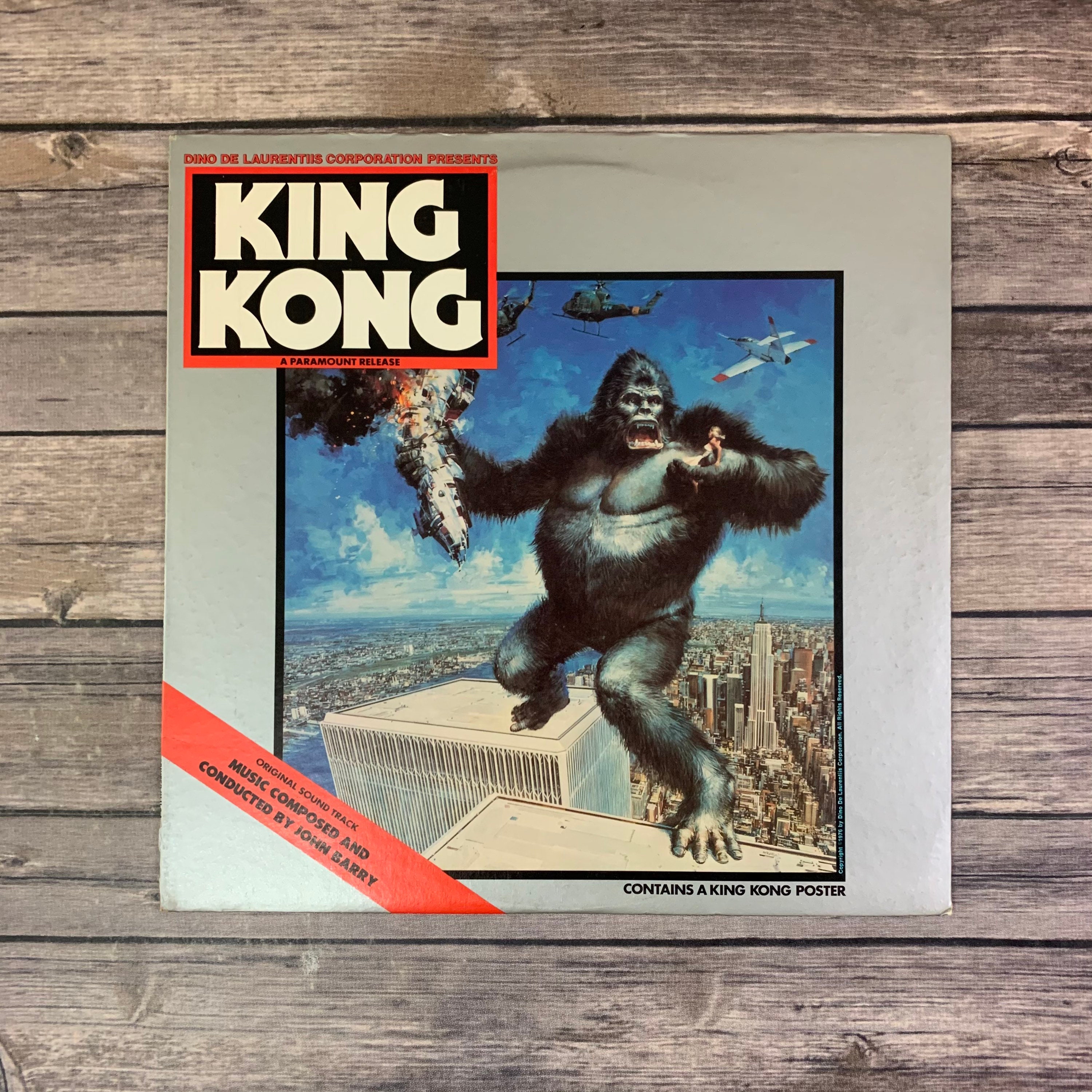 Vintage original 1976 King Kong movie memorabilia Poster Gorilla Sci ...