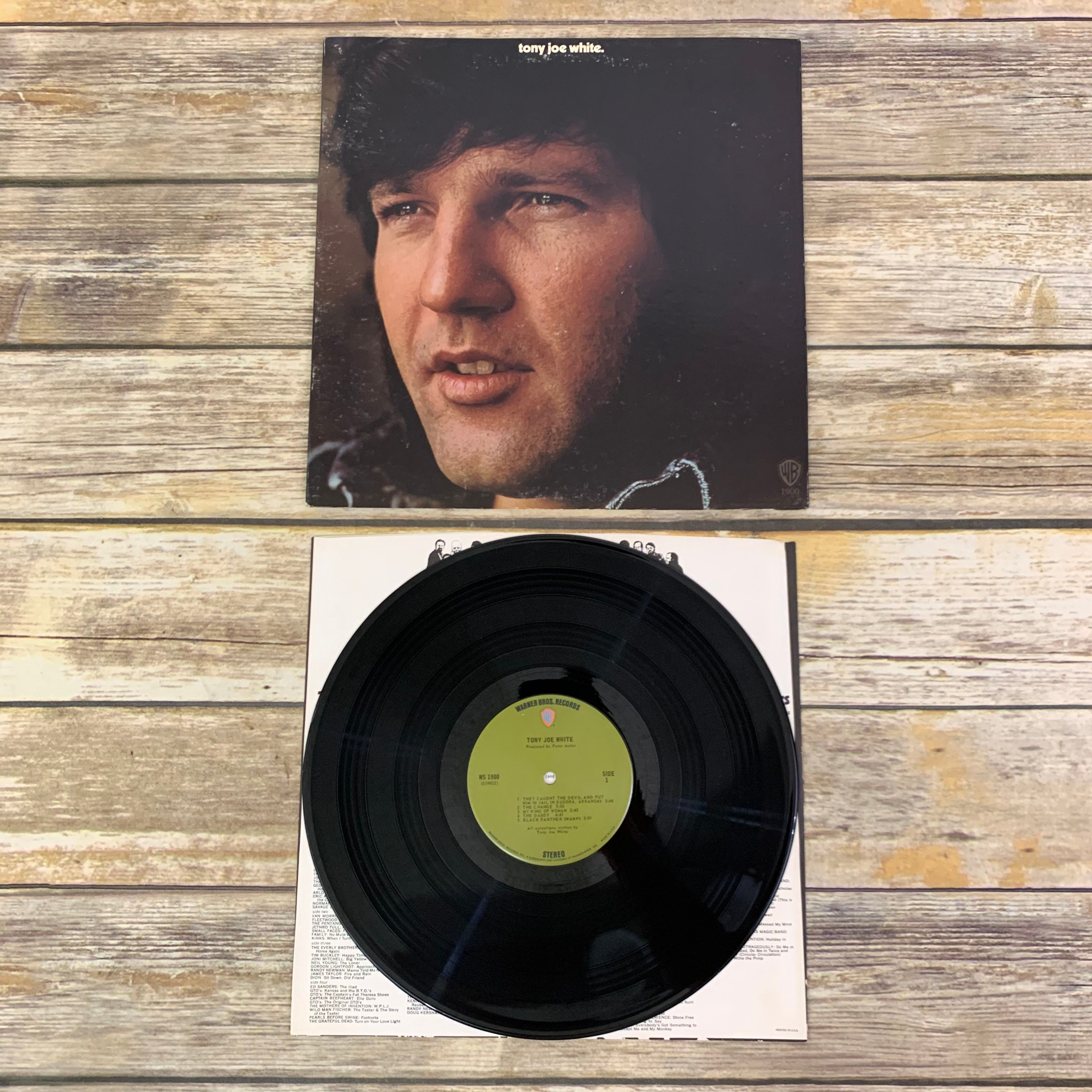 Tony Joe White Self Titled Album 1971 Vintage Vinyl Record Etsy