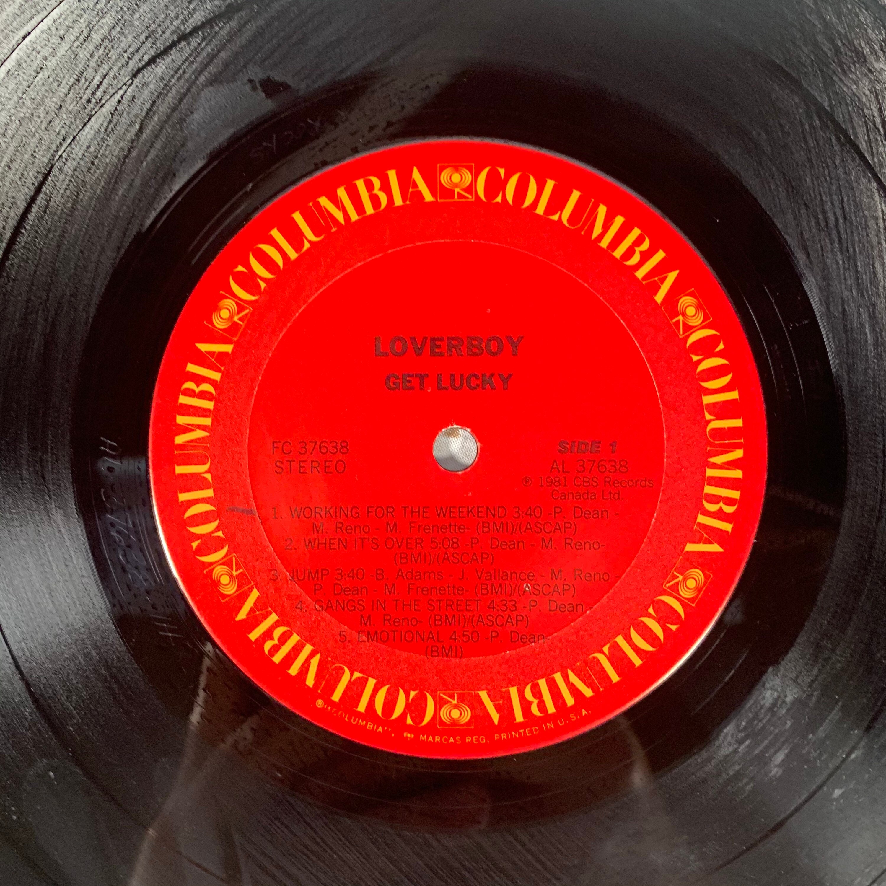 Loverboy Get Lucky 1981 vintage vinyl record LP FC 37638 | Etsy