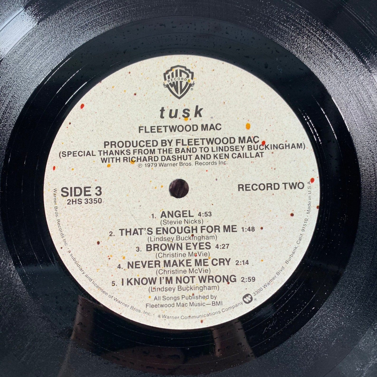 Fleetwood Mac Tusk 1979 Vintage Vinyl Record 2x Lp First Etsy