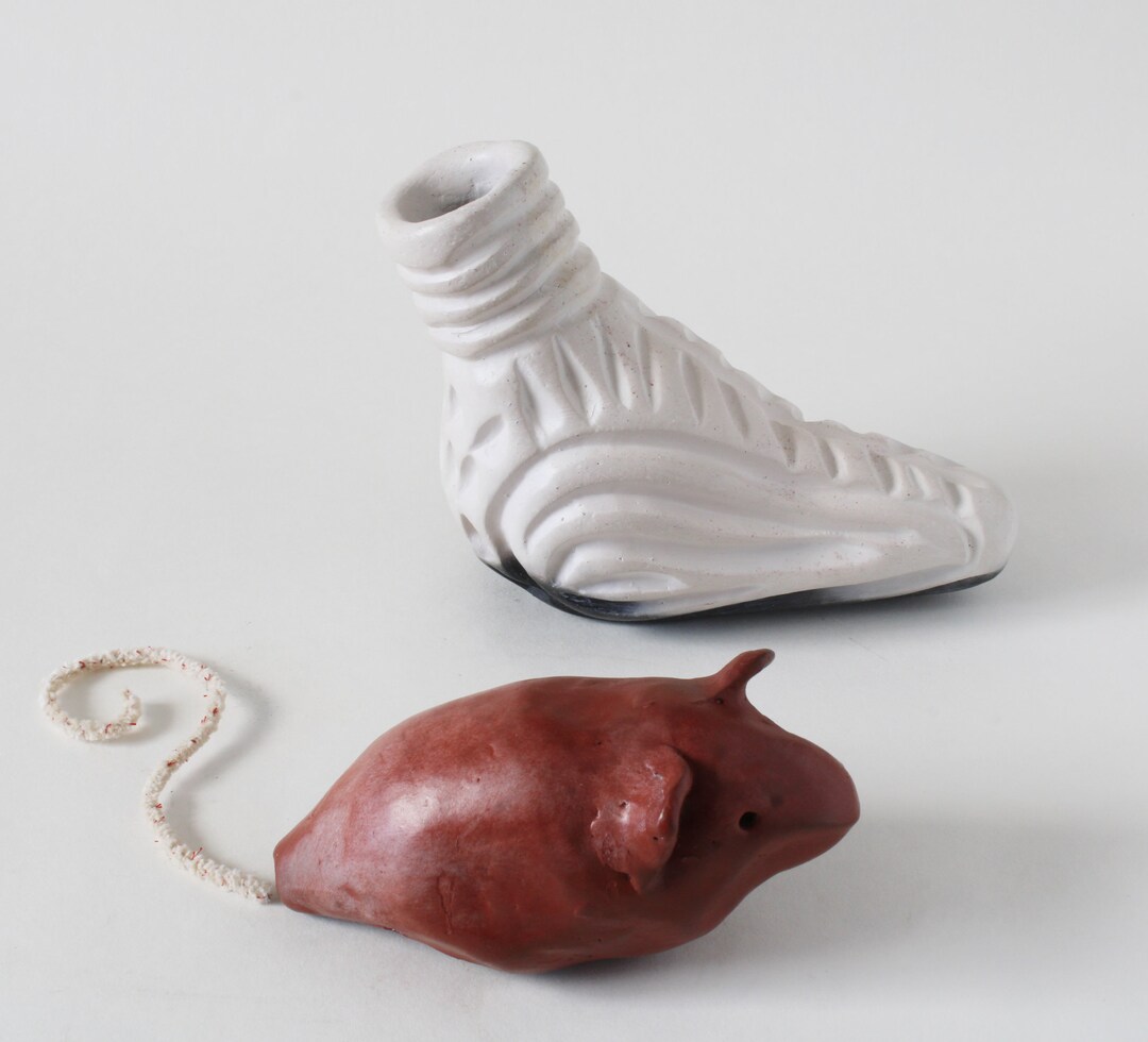 A Little Clay Mouse Pinch Sculpture and A Pinched Sculptural - Etsy