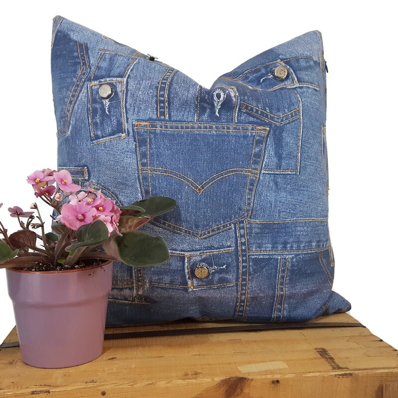 Jean Pillow - Etsy