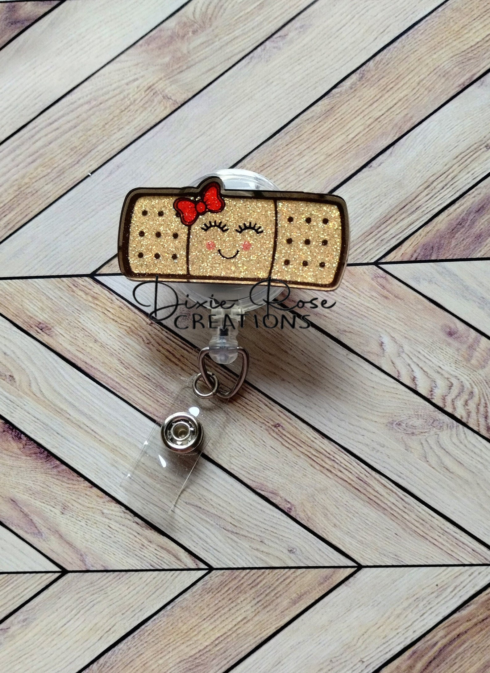 Band-aid Interchangeable Retractable Badge Reel - Etsy
