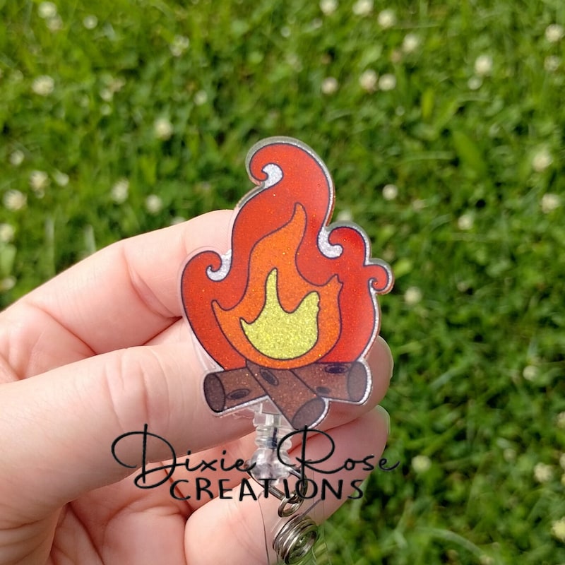 Campfire Badge - Etsy
