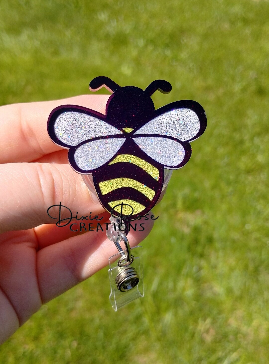 Bee Interchangeable Retractable Badge Reel - Etsy