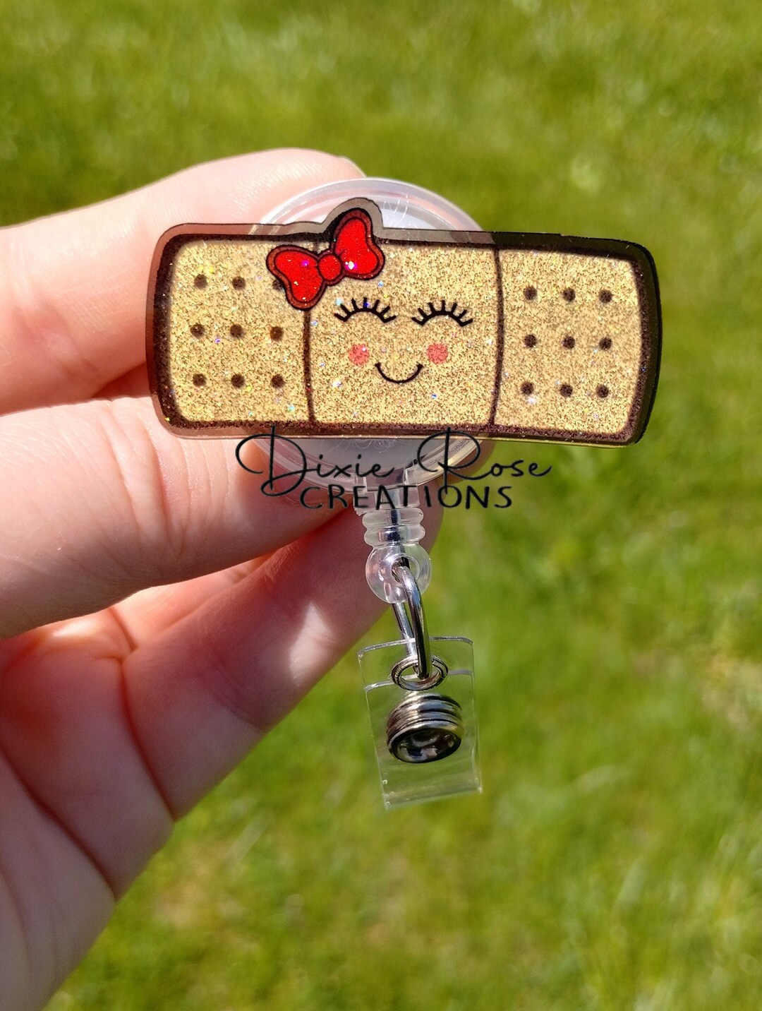 Band-aid Interchangeable Retractable Badge Reel - Etsy