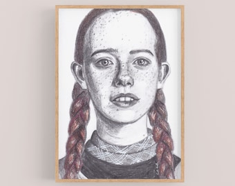 Anne of Green Gables Drawing - Etsy