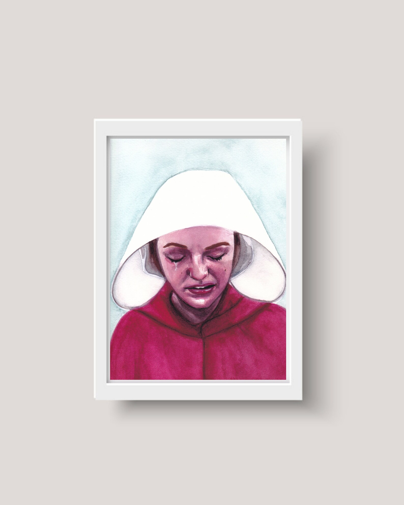 The Handmaid's Tale Watercolor Art Print of June Osborne - Etsy