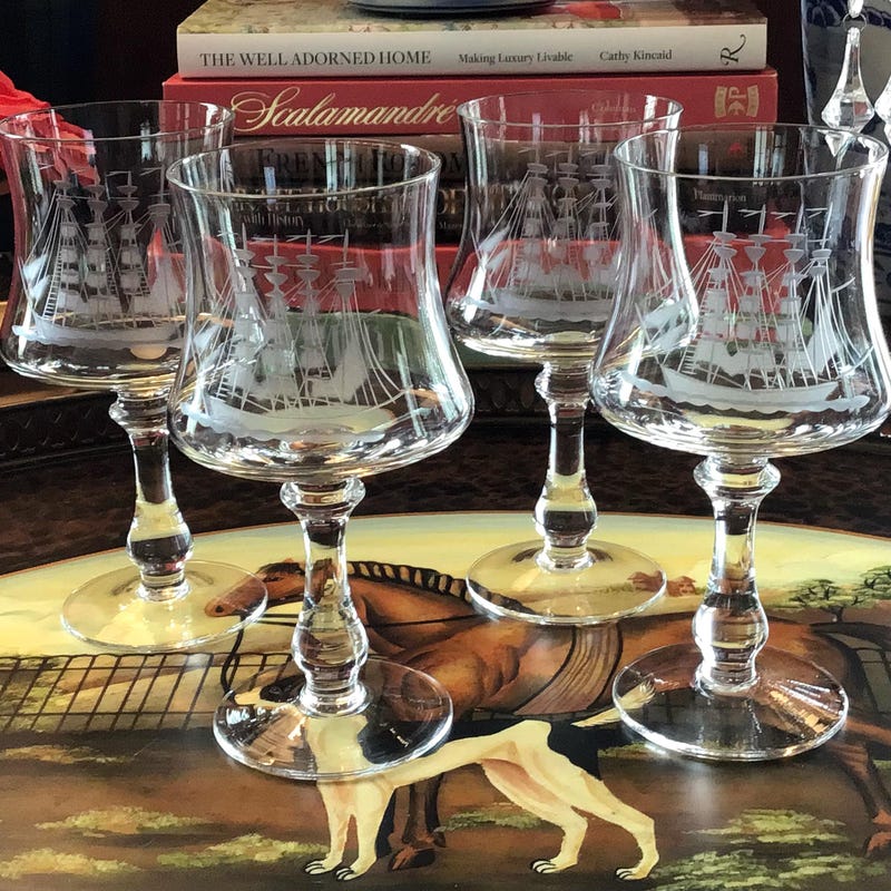 Vintage Stemware - Etsy