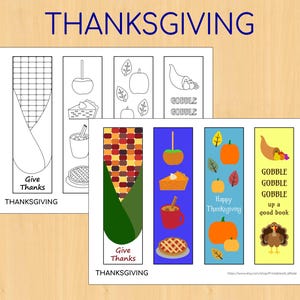 Printable Holiday Bookmarks | 32 Designs | Instant PDF Download | Color ...