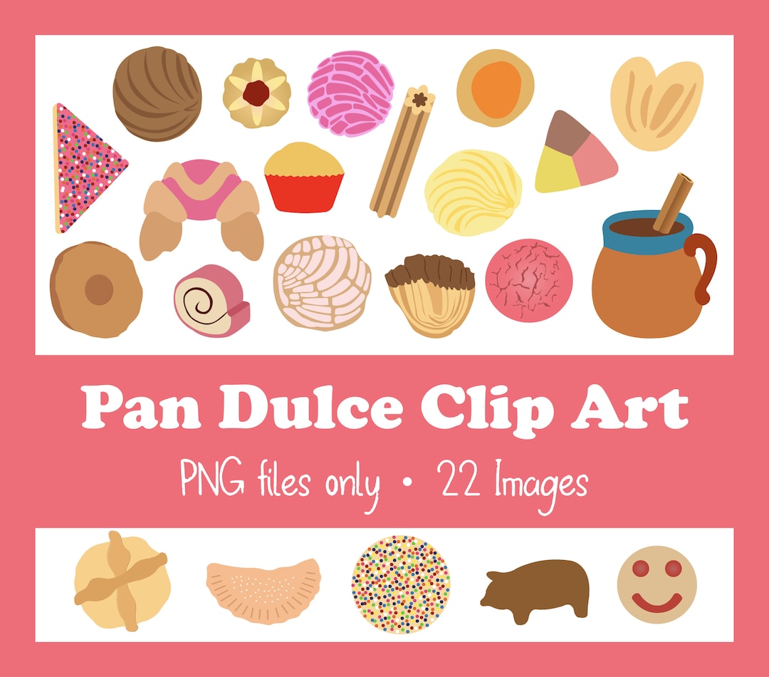 Pan Dulce Clip Art Bundle | 22 Images | PNG Files ONLY | Instant ...
