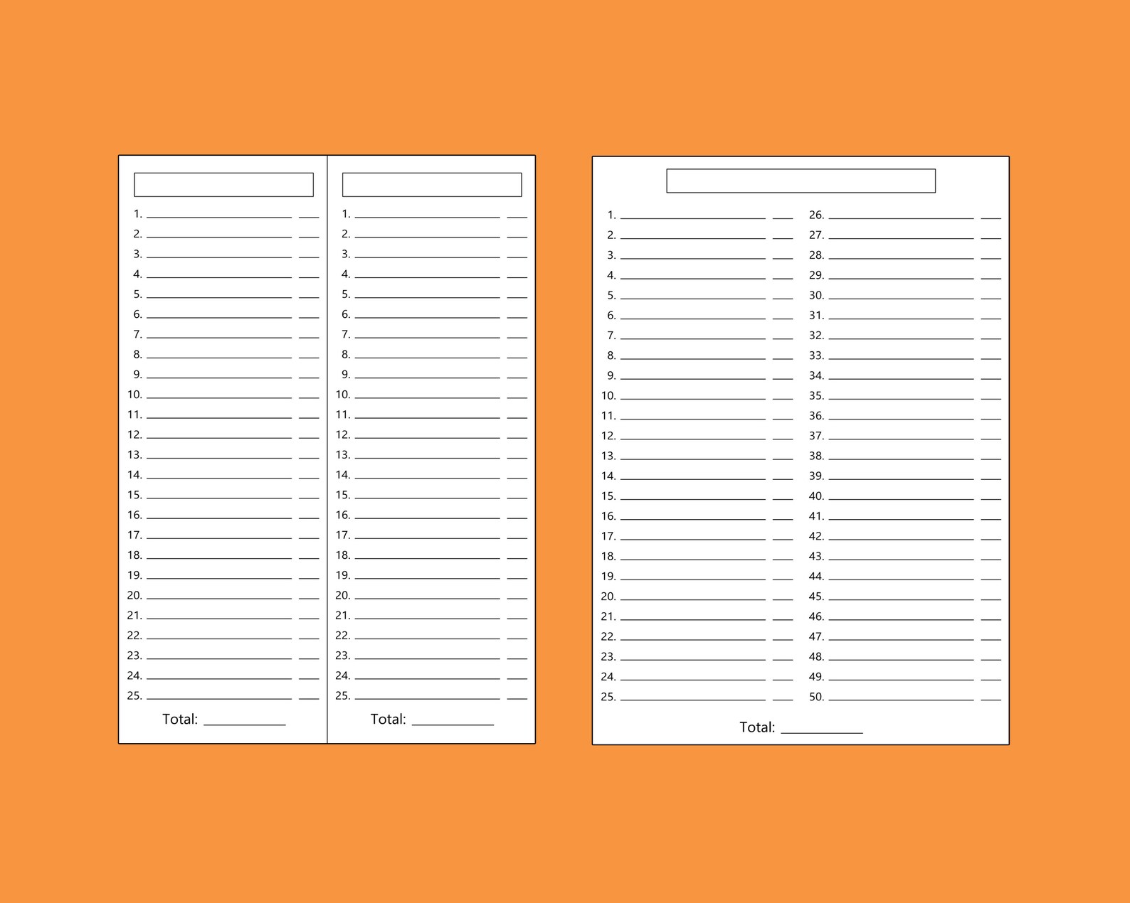 Game Score Card Refills | Set of 15 | Printable PDF File Only | Instant ...