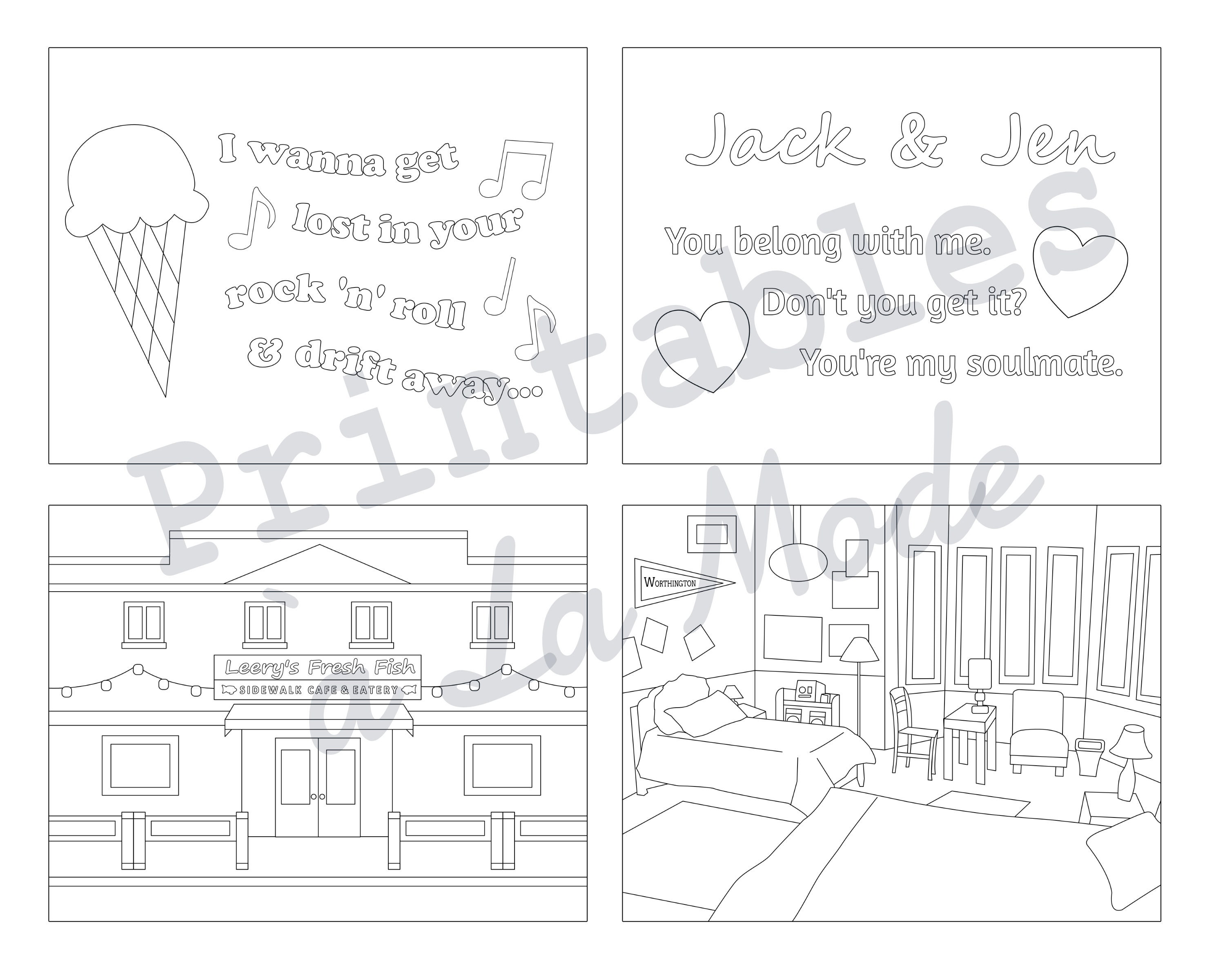 Dawson's Creek Printable Coloring Book | 25 Coloring Pages | Instant ...