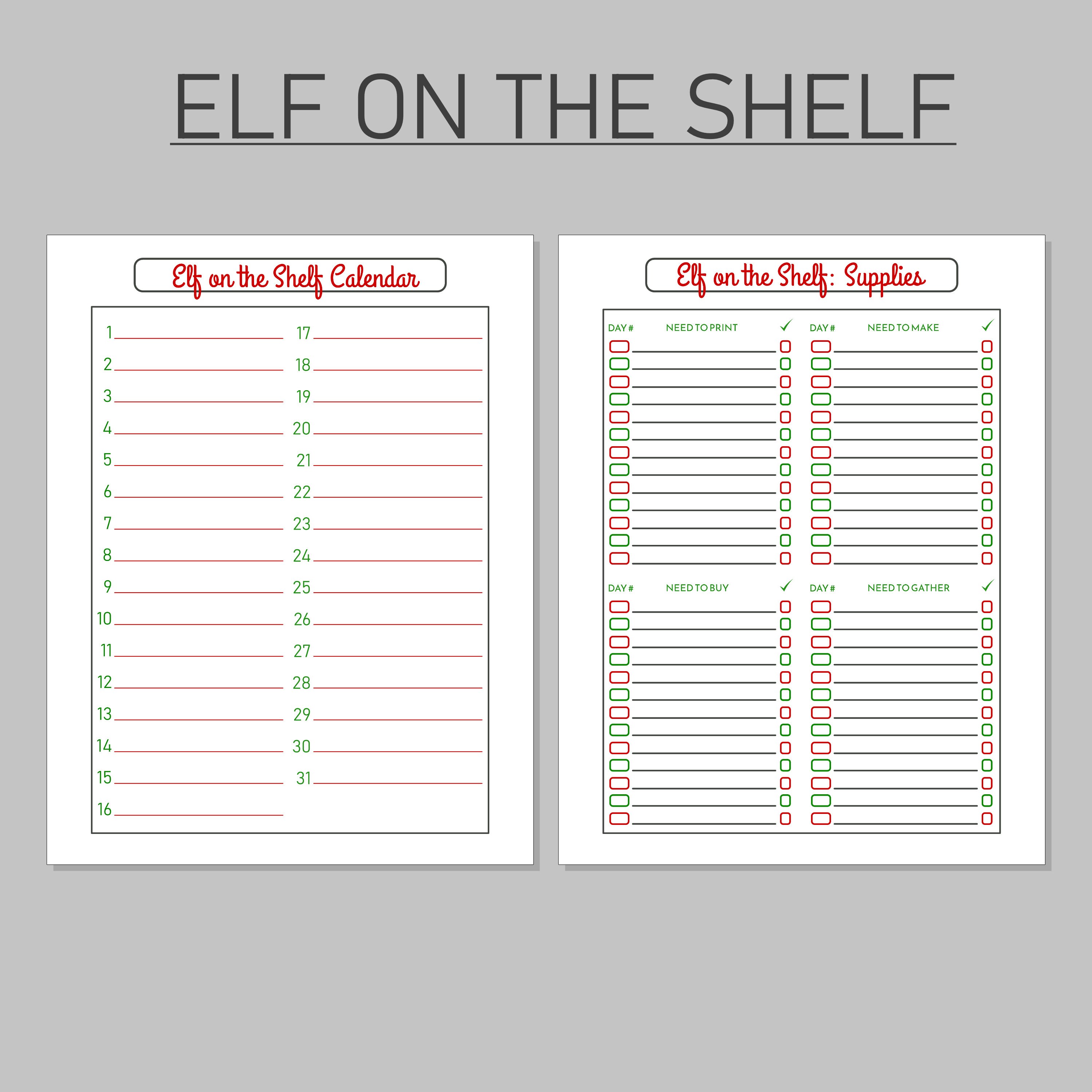 Printable Christmas Planner | Instant Download | 25+ Pages | A4 & 8.5 ...