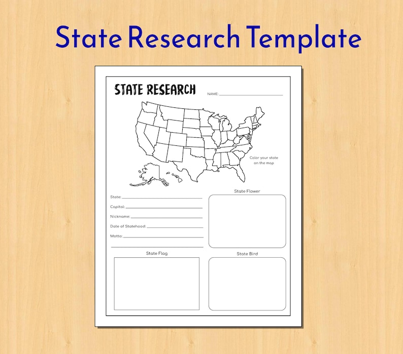 USA States and Capitals | Minimalist Quiz Worksheets, Flash Cards ...