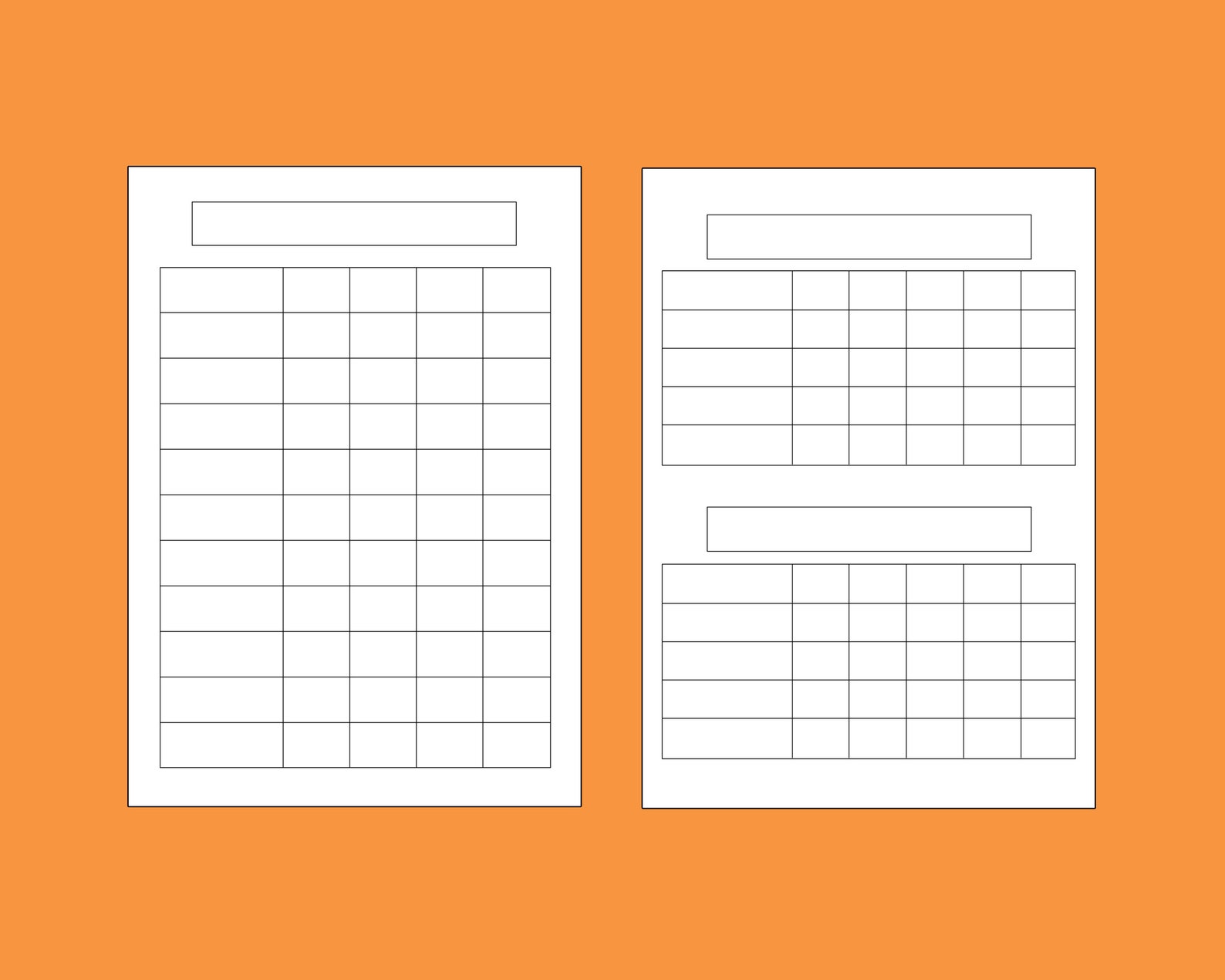 Game Score Card Refills | Set of 15 | Printable PDF File Only | Instant ...