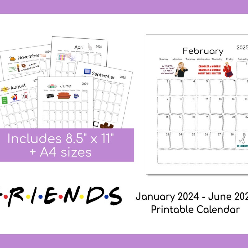 Friends Printable - Etsy