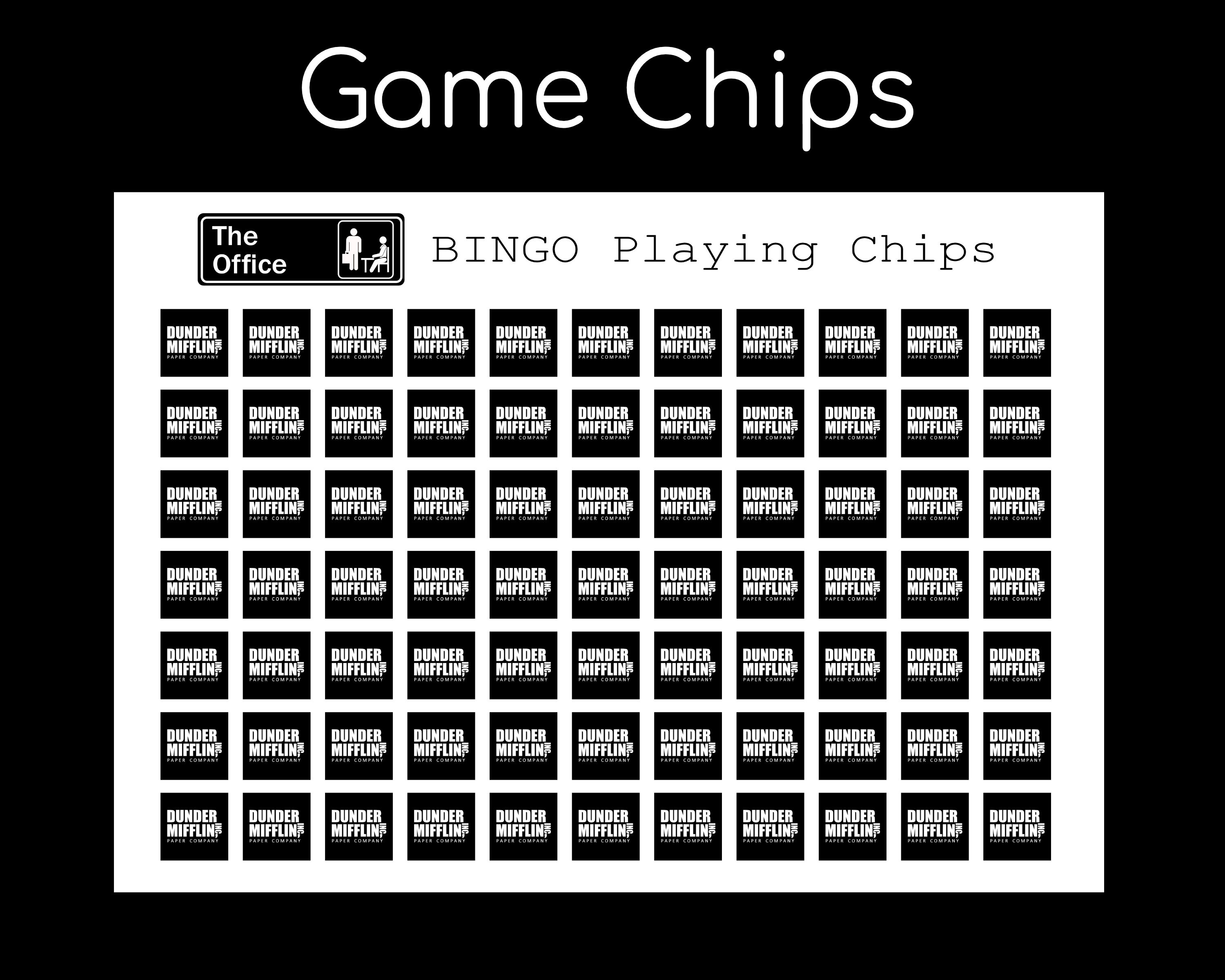 The Office Bingo 30 Cards Printable PDF File Only Instant Download 8 ...